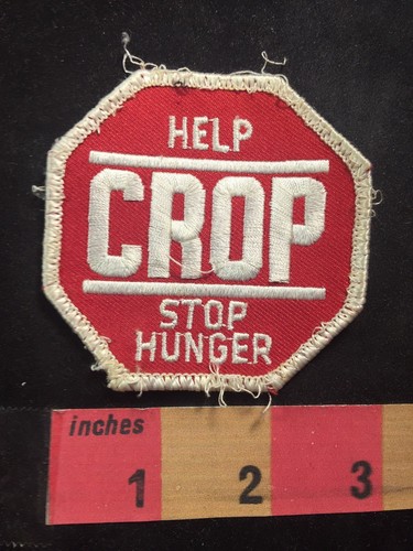 Vtg CROP HELP STOP HUNGER Patch 89XE | eBay