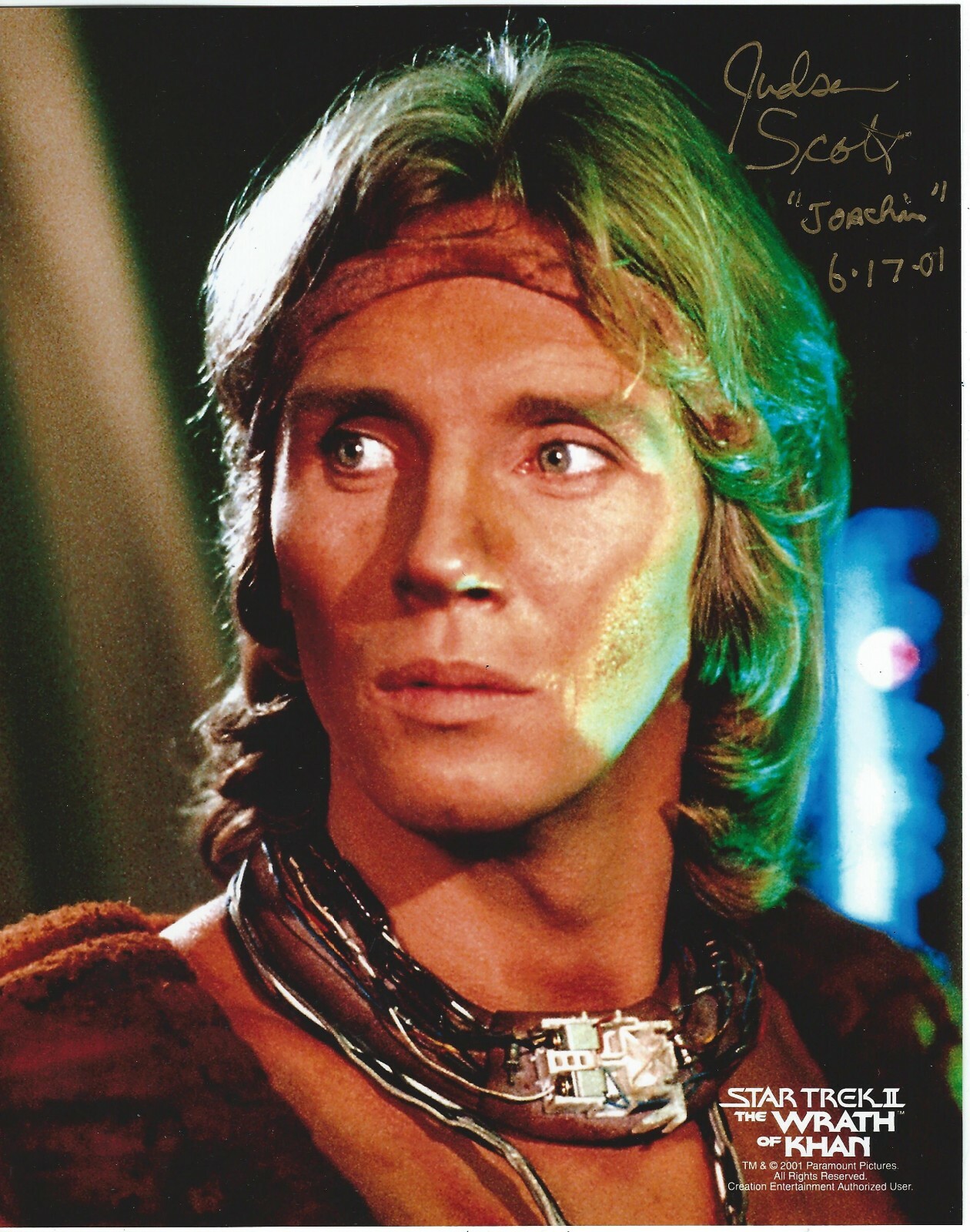 Judson Scott Signed Star Trek II The Wrath Of Khan Joachim 8x10 Photo ...