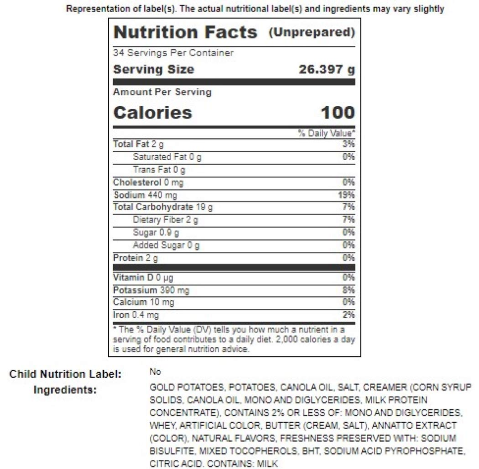 Potato Pearls Excel Gold Mashed Potato, 31.9 Ounce -- 8 per Case. | eBay