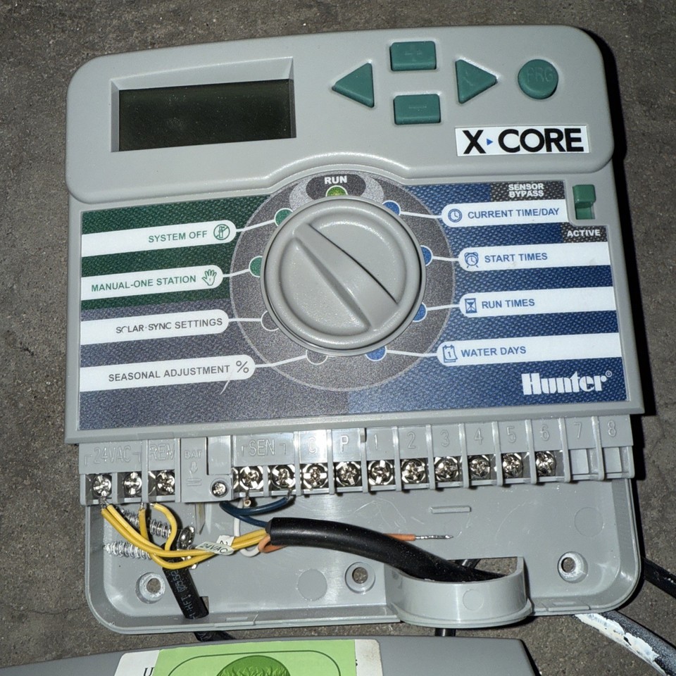 Hunter X-Core 6-Station Zone XC-600i Sprinkler Irrigation Timer ...
