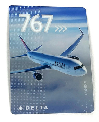 Delta Trading Card # 71– Rare Collectible – Excellent Condition Boeing ...