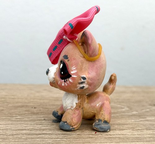 Hand-Painted Custom Littlest Pet Shop (LPS) Husky Dog – Unique Art ...