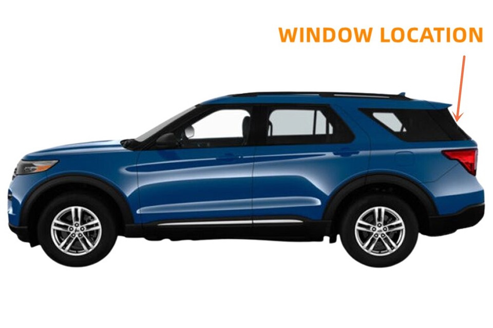 Heated Rear Liftgate Window Back Glass OEM For 2020-2025 Ford Explorer ...
