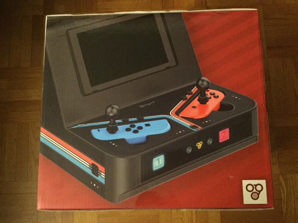 Tabletop Arcade Kit Dock Cabinet for Nintendo Switch + Two Oversized ...