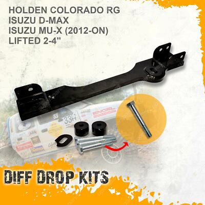 2" 3" 4" lift Kit Diff Drop kit Direct Bolt in for Holden Colorado RG ...