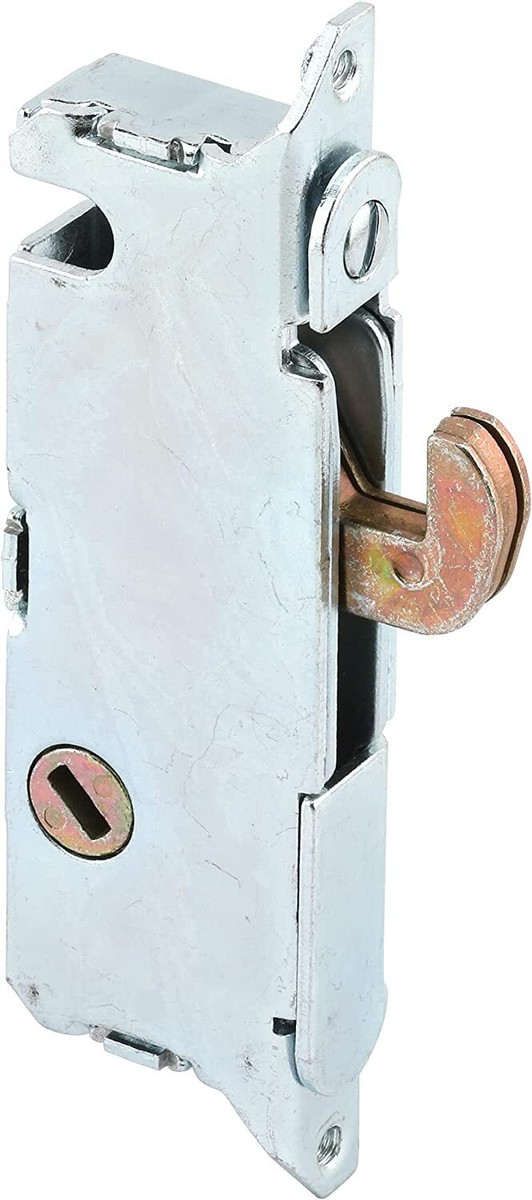Sliding Glass Door Mortise Latch Mortise Lock, Steel, 45 Degree