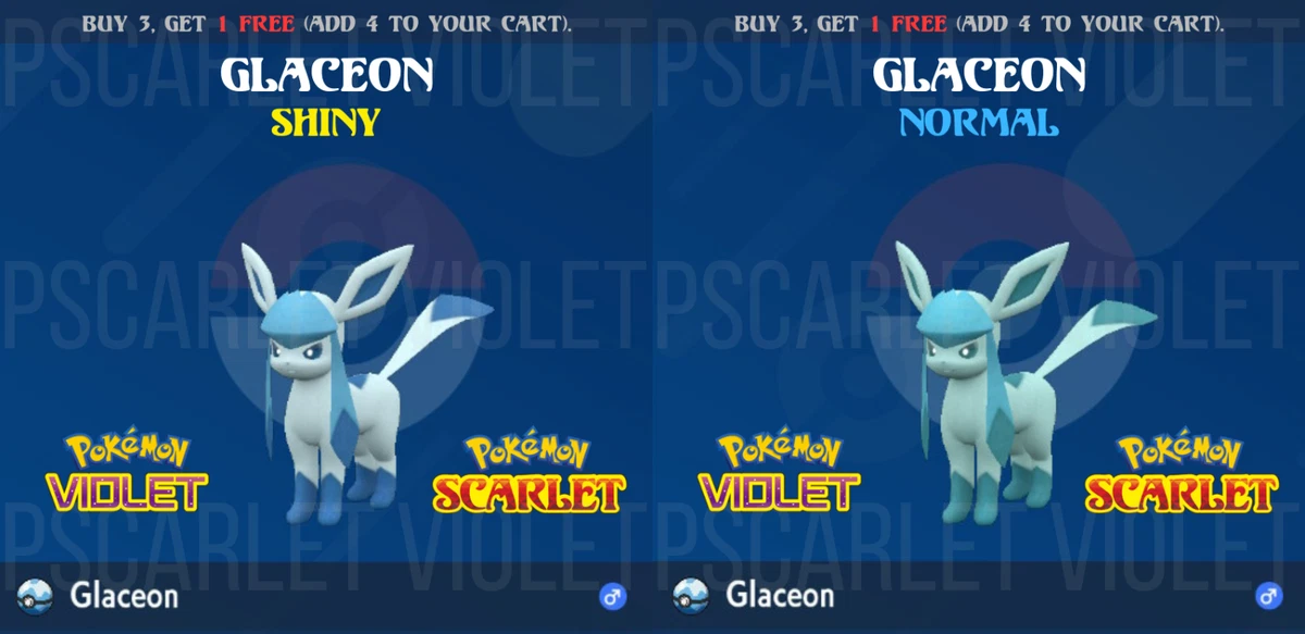 Shiny Glaceon