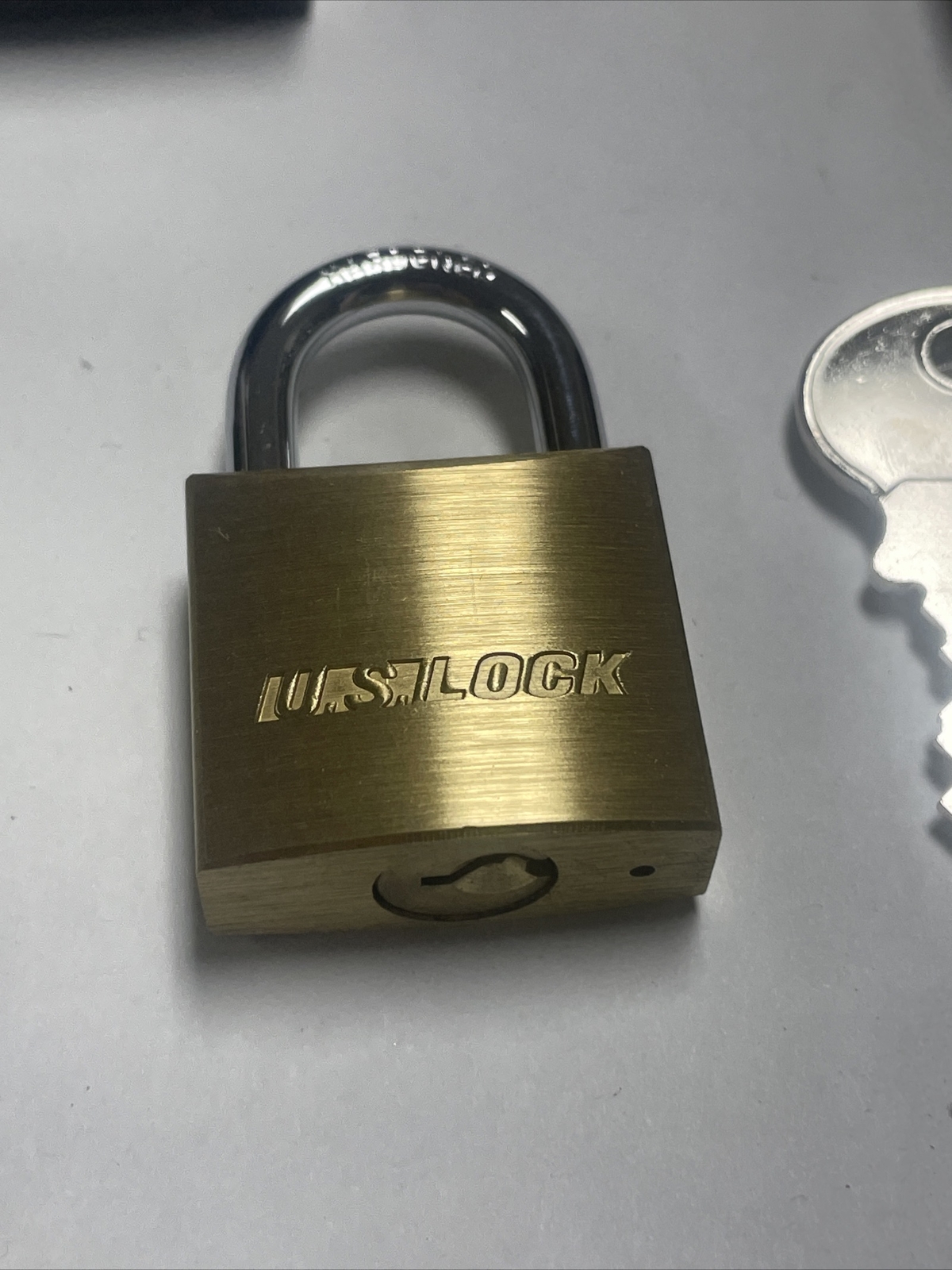 U.S. Lock- Solid Brass Padlock- 1-1/4” Case; Small Luggage Padlock/ 7 ...