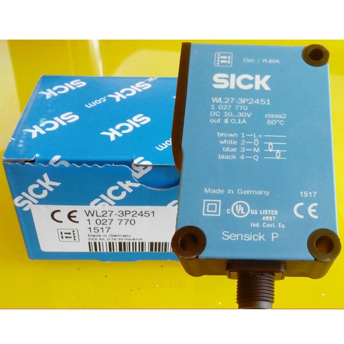 One New Sick WL27-3P2451 WL273P2451 Photoelectric Sensor Expedited ...