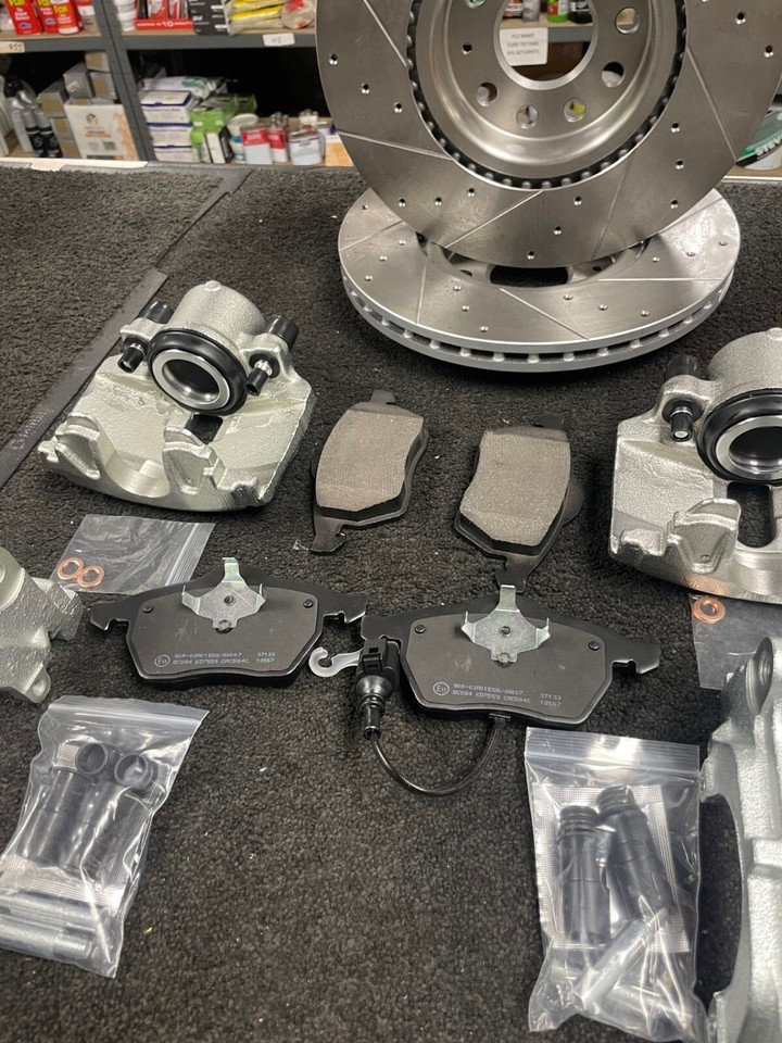 VW CADDY MK3 2K BIG BRAKE DISC UPGRADE CALIPER CONVERSION KIT 288/280 ...