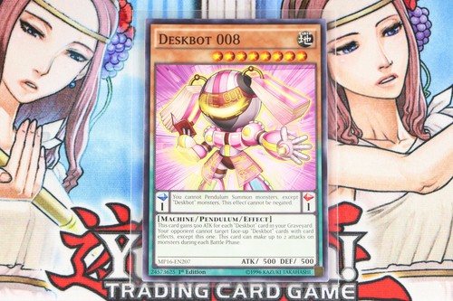 Yugioh Deskbot 008 MP16-EN207 1st Edition Common | eBay