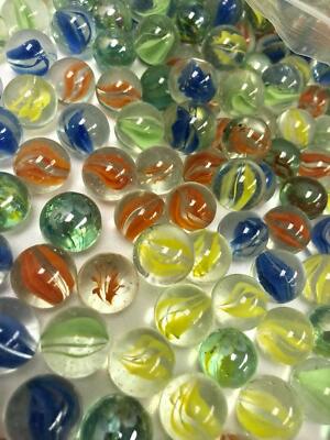 10 Lb Round Glass Marbles for Vase Filler Etc (Cat Eye 0.65" ~900PCs ...