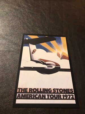 NEW 6 X 4 MUSIC UNPOSTED POSTCARD - ROLLING STONES - AMERICAN TOUR 72 ...
