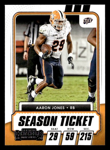 Aaron Jones 2021 Panini Contenders Draft Picks Card #53 UTEP Miners | eBay