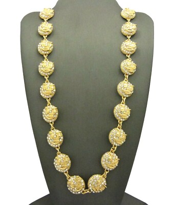 NEW HIP HOP CHIEF KEEF GLO GANG CHAIN NECKLACE GOLD PLATED* | eBay