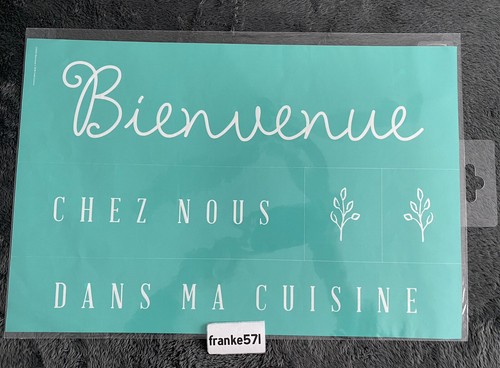 Chalk Couture Transfer Bienvenue, Size C (12x18), New Retired | eBay
