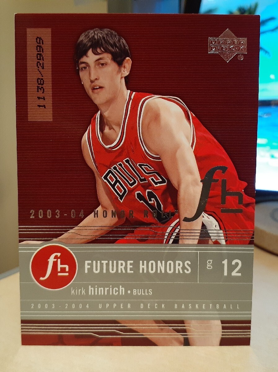 2003-04 Upper Deck Honor Roll 1138/2999 Kirk Hinrich #91 Rookie KANSAS ...