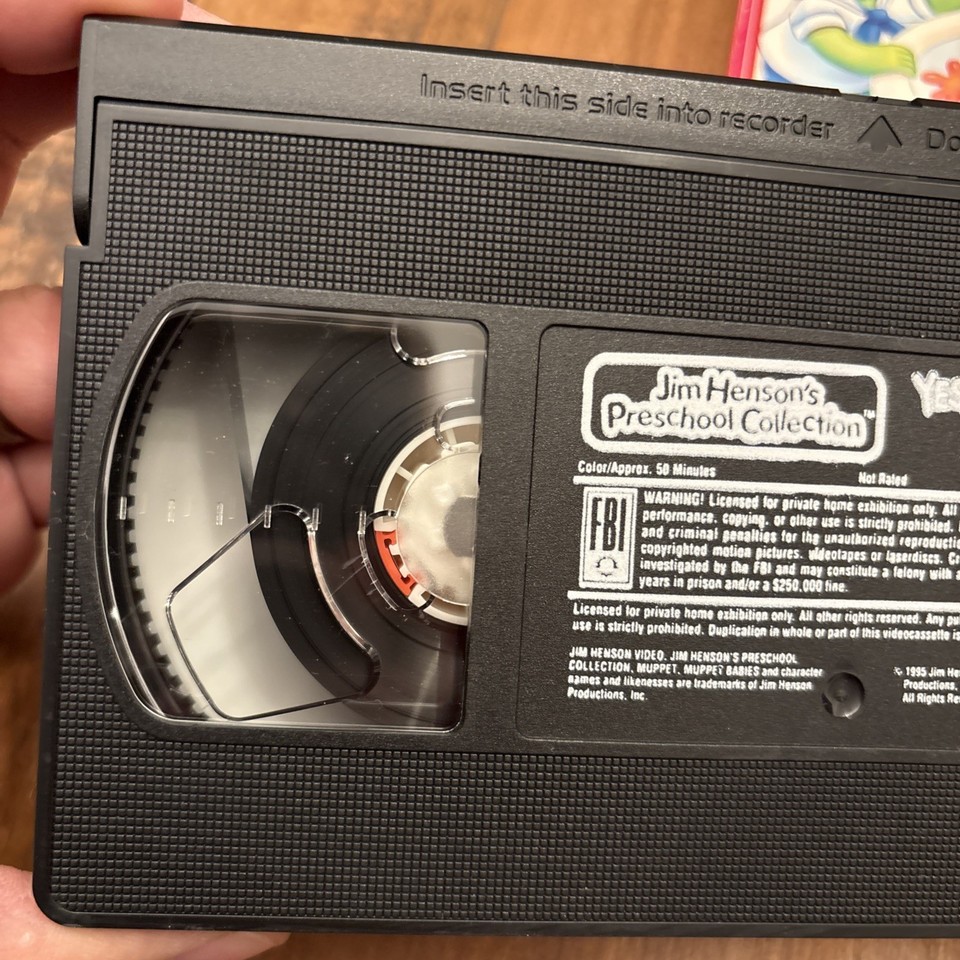 Jim Hensons Preschool Collection Yes, I Can Help VHS Tape 1995 Animated ...
