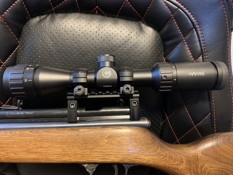 Crosman 1400 and Crosman 180 Custom NWLF scope mounts & picitinny rail ...