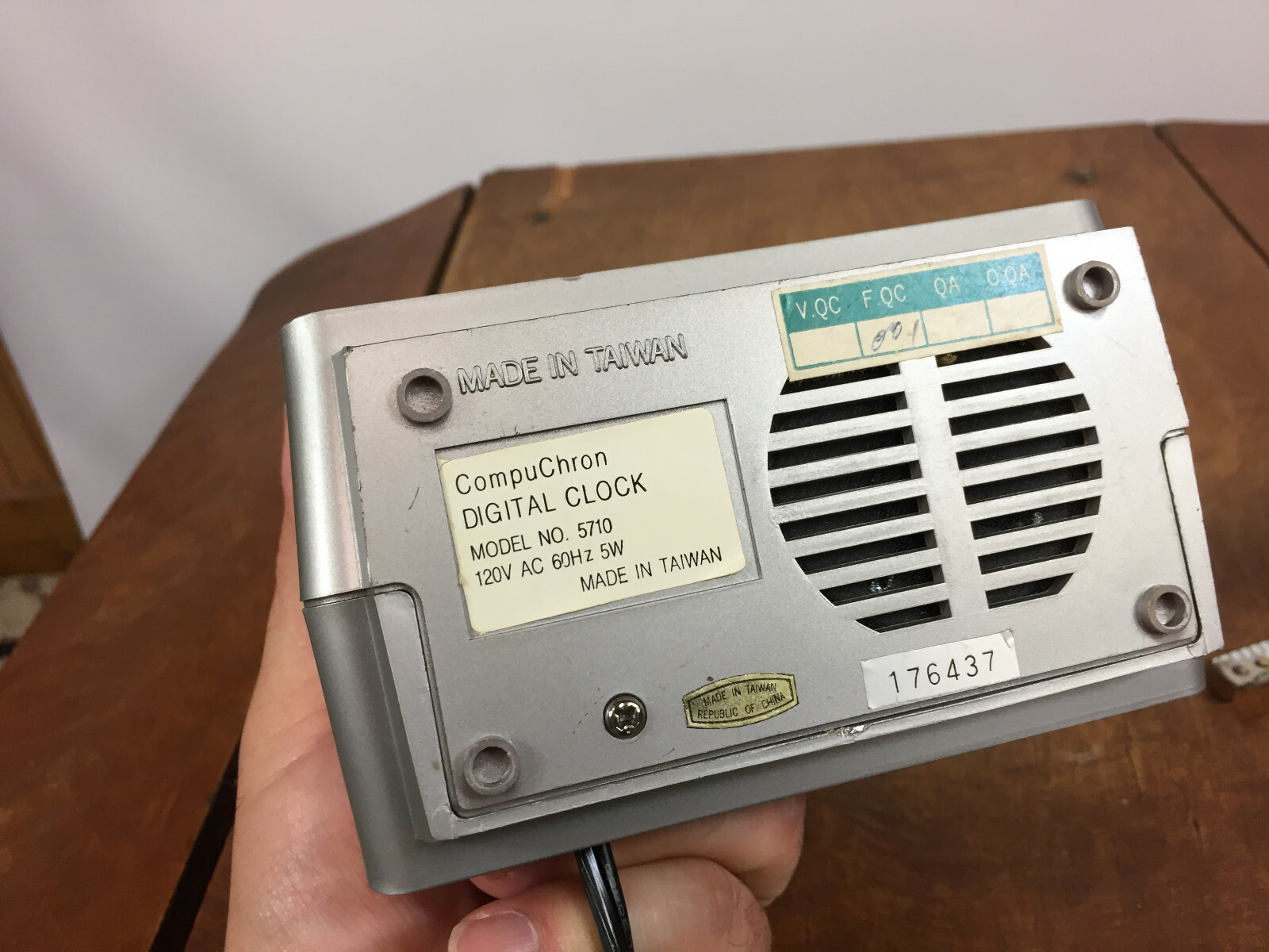 Rare Vintage Compu Chron Digital LED Space Age Green Display Alarm ...