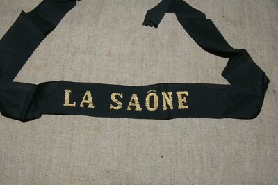 RUBAN DE BACHI " LA SAONE " FRENCH CAP TALLY | eBay