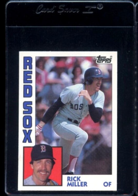 1984 TOPPS TIFFANY #344 RICK MILLER BOSTON RED SOX | eBay
