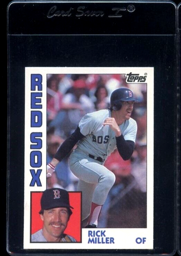 1984 TOPPS TIFFANY #344 RICK MILLER BOSTON RED SOX | eBay
