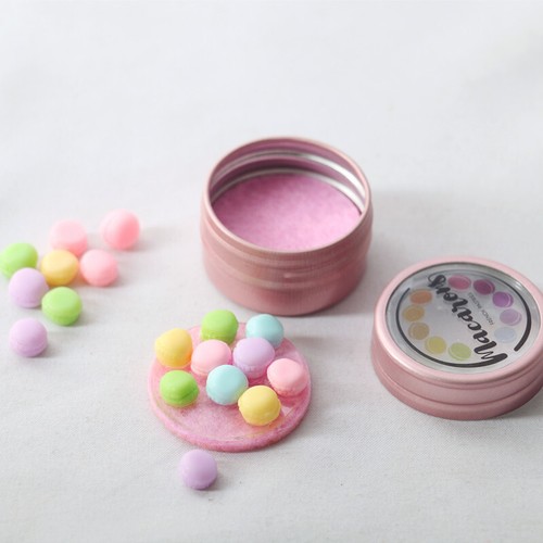 Canned Macarons Dollhouse Miniatures Accessories 1:12 Scale Dessert ...