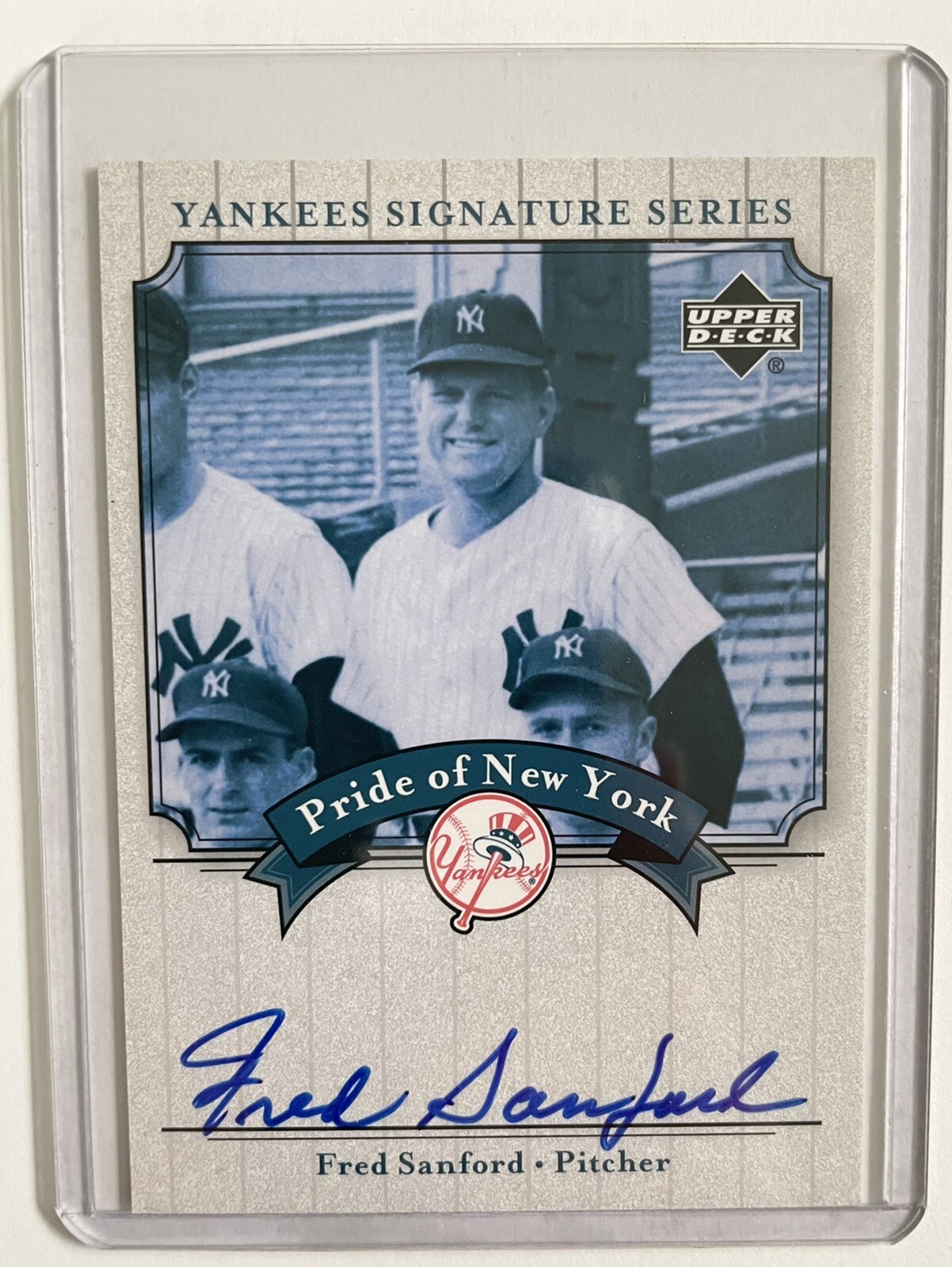 2003 Upper Deck Yankees Signature Series Pride of New York Fred Sanford ...