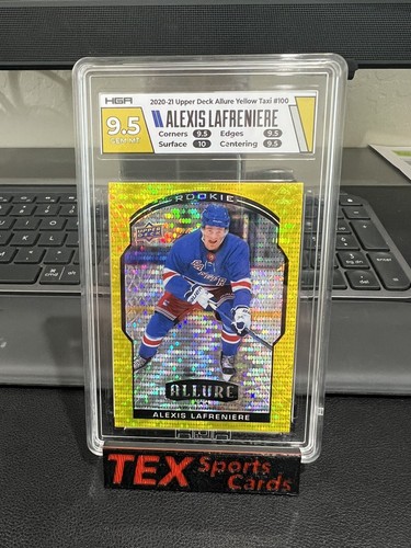 2020-21 Upper Deck Allure - Rookie Yellow Taxi #100 Alexis Lafreniere ...