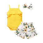 3Pcs Baby Girl Clothes Set Newborn Kids Clothing Childern Clothes Girl ...