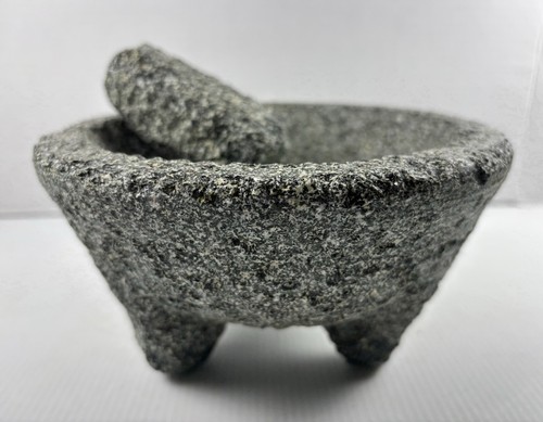 Molcajete / Tejolote Authentic Stone Mortar Pestle Grinder Bowl | eBay