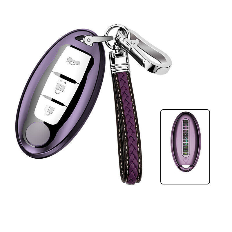 For Infiniti For Nissan Micra Rogue/X~Trail Versa TPU Car Key Cover Fob ...