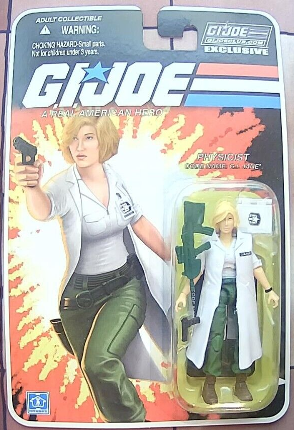 G.I Joe carded G.I. JANE (v2) Collectors' Club Figure Subscription ...