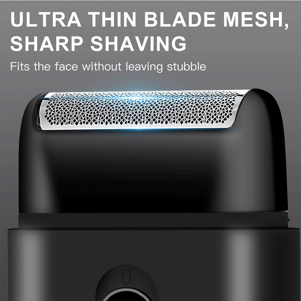 Men's Razor Rechargeable Electric Shaver Pop-Up Trimmer Wet Dry ...