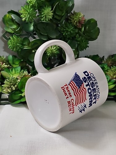 Vintage Operation Desert Storm Coffee Mug "These Colors Don't Run ...