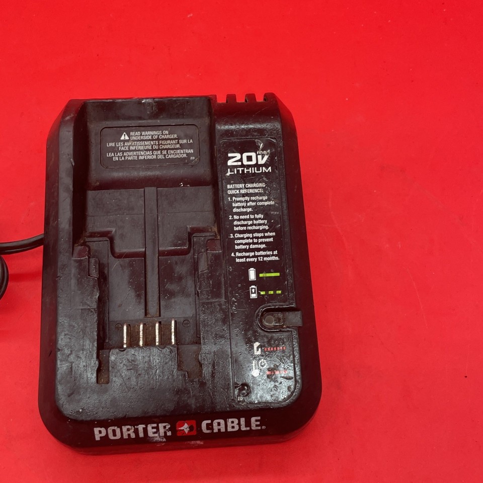 Porter Cable Battery Charger PCC691L 20V Max Lithium OEM - USED | eBay