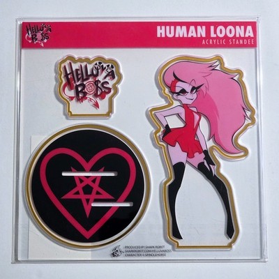 Helluva Boss Pin-Up Human Loona Gold Edged Acrylic Standee Stand Figure ...