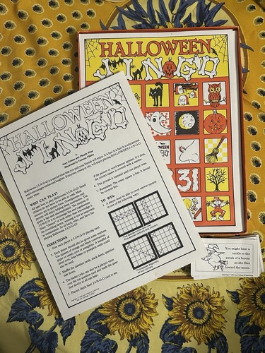 Vintage Halloween JINGO (1993) Educational Family Game In Box | eBay