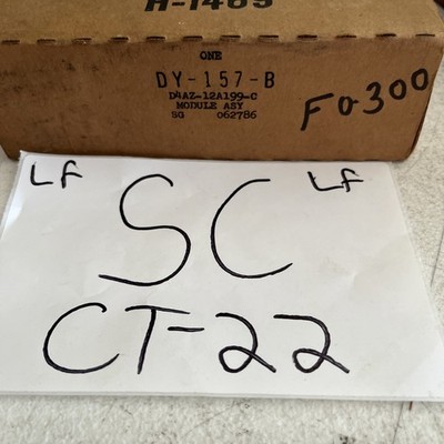 Genuine Ford Motorcraft Ignition Control Module, D4AZ-12A199-C (DY-157 ...