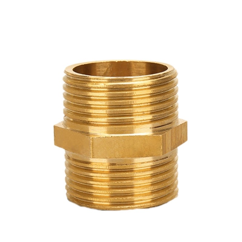 Hex Nipples Straight Connector Pipe Fitting Thickened Male to Male Pipe ...