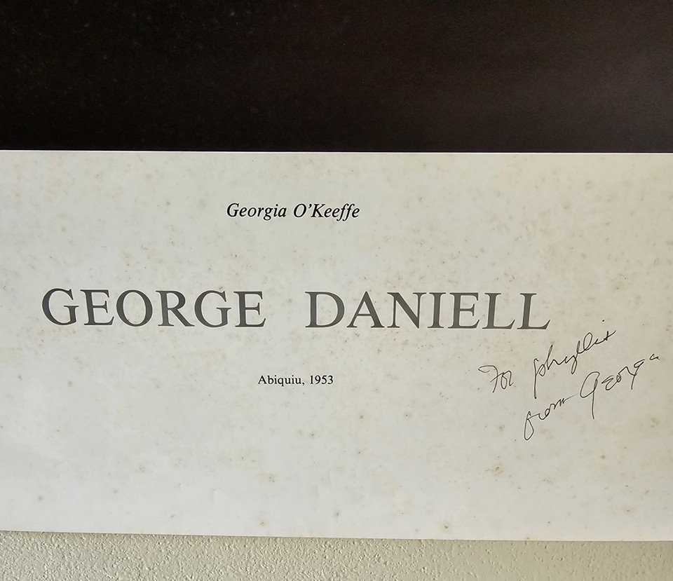 George Daniell “Georgia O’Keefe” Poster Signed Inscribed | eBay