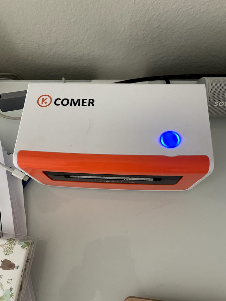 K COMER CX418 Logistics Thermal 4X6 Shipping Label Printer Tested Works ...