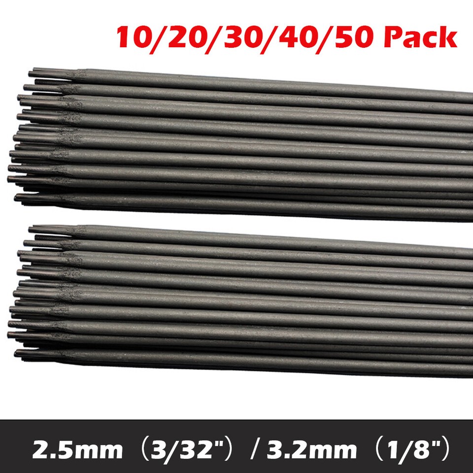 10-50PCS Nickel 99 Cast Iron Stick Electrodes Welding Rods 3/32" 1/8 ...
