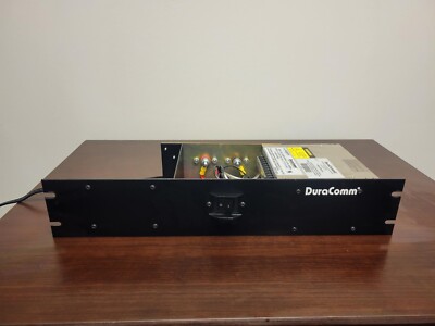 DURACOMM RM-2512 2RU RACK MOUNT POWER SUPPLY 100-120/200-240VAC 5.5/3A ...