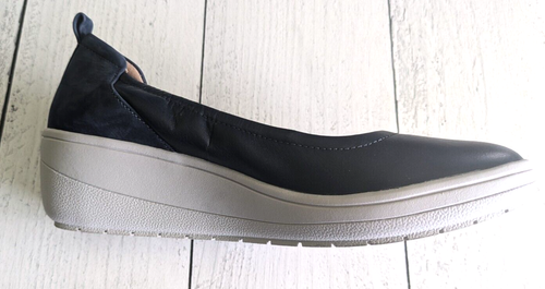 Vionic Womens Navy Leather Flats Shoes Size 7 US | eBay