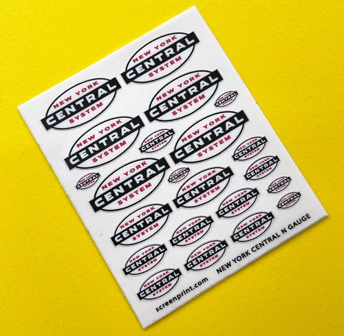Model Railway New York Central System Box Car logos N Gauge stickers ...