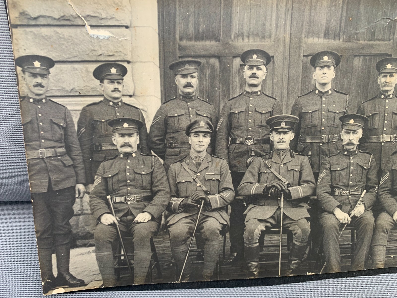 WWI Canadian Military Photograph Officers WWI Rare Image Canada WW1 D2 ...