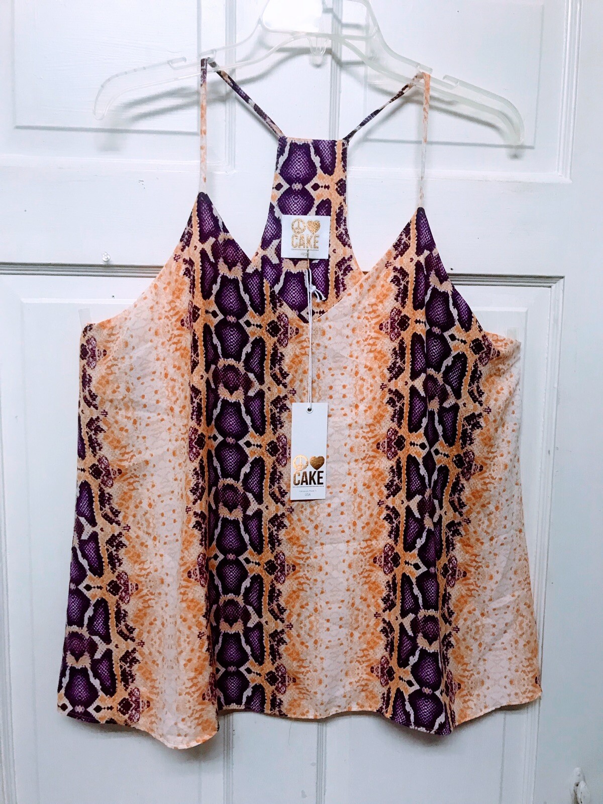 NWT PG Snake Sammy Print Cami Women’s Size Large | eBay