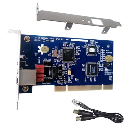 Te110p E1 T1 card ISDN PRI,For FreePBX Issabel Dahdi Asterisk Phone PBX ...